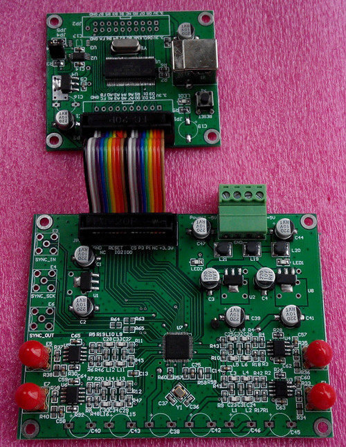 AD9958 AD9959 高频DDS模块 信号发生器 支持官方软件 多通道 V2