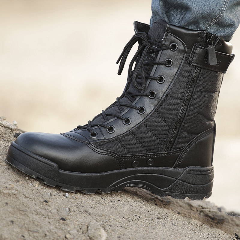 [USD 68.66] Military boots male special forces 07 combat boots high-top ...