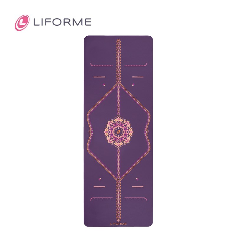 Liforme瑜伽垫女天然橡胶健身垫家用初学O者吸汗防滑土豪垫新品-Taobao