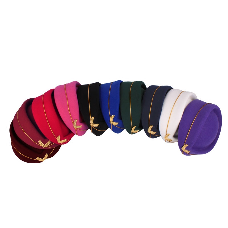 Stewardess Cap Female Army Drum Cap Factory Direct Stage Performance ...