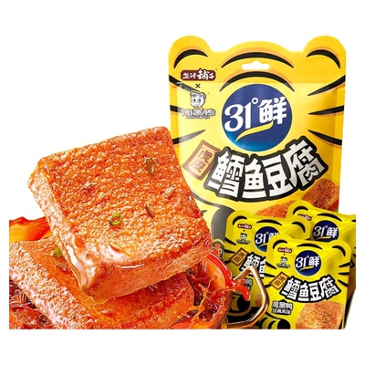 盐津铺子虎皮鱼豆腐周黑鸭联名
