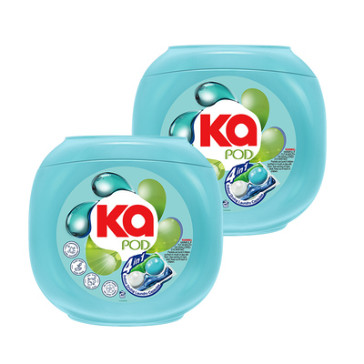 【自营】红KA菁华四合一洗衣珠16g*40粒*2盒抑菌留香室内晾晒