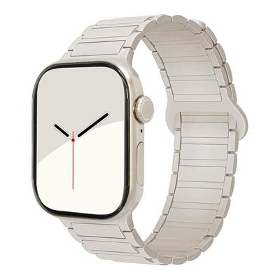 适用苹果iwatch11手表applewatch10表带磁吸硅胶s9/8运动男女腕带