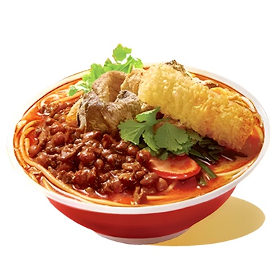 满小饱肥汁米线新品方便面酸爽鲜美自煮袋装港式米粉响铃卷速食