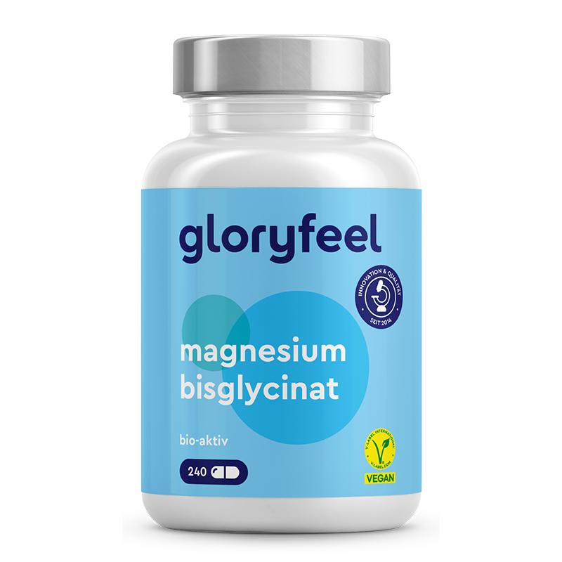 格乐飞gloryfeel双甘氨酸镁补钙骨骼肌肉力量补镁胶囊进口正品
