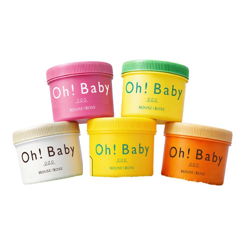 ohbaby磨砂膏全身去角质鸡皮去黑清洁细腻嫩白沐浴粗糙玫瑰屋身体