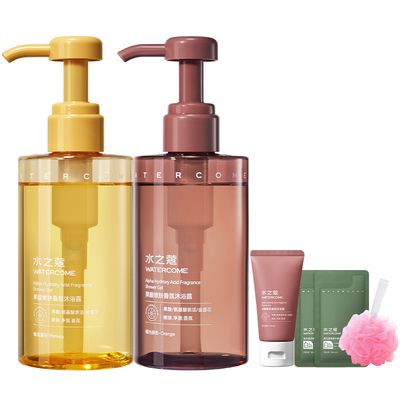 水之蔻沐浴露香氛果酸沐浴软化角质清洁滋润保湿持久留香女士正品