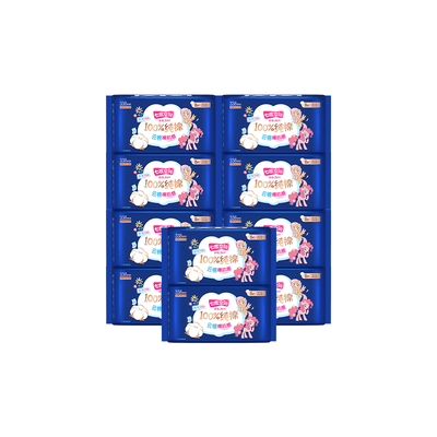 七度空间卫生巾少女纯棉夜用338