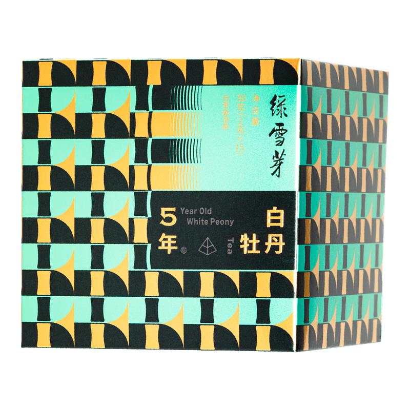 绿雪芽福鼎白茶三角袋泡茶5年白牡丹自饮茶叶30g