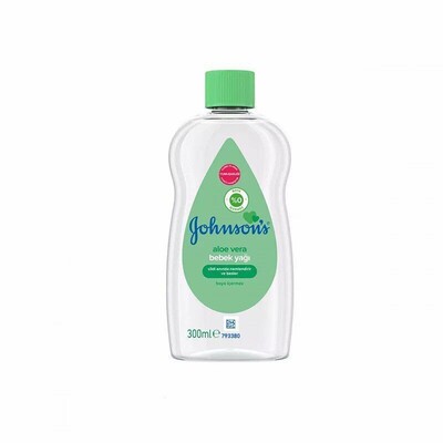 强生婴儿润肤油绿色芦荟味300ml