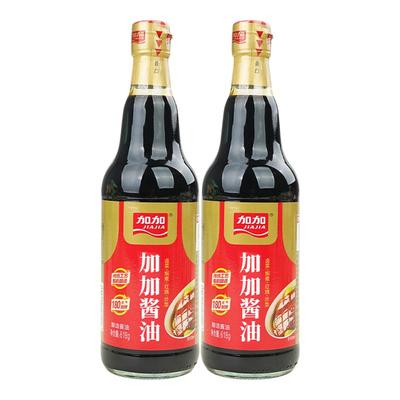 【百亿补贴】加加酱油618g180天黄豆酿造红烧上色提鲜家用调味料