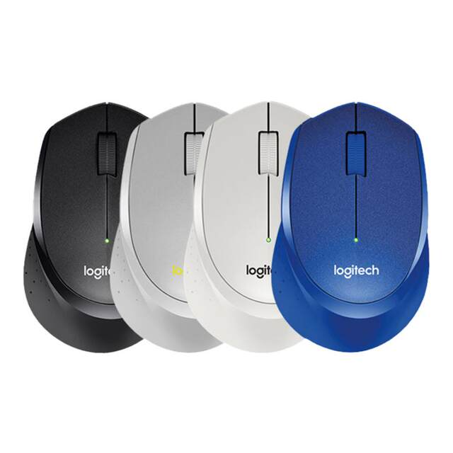 Logitech M330 quiet wireless mouse laptop is desktop computer office ...