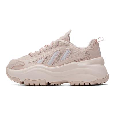 Adidas阿迪达斯休闲鞋女鞋2026新款夏粉色运动鞋厚底老爹鞋KJ7309