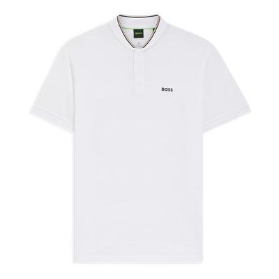 【珠地棉 棒球领】BOSS博斯 男士26年夏季新款棉质珠地棉Polo 衫