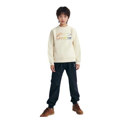 李宁男童卫衣加绒恒温保暖