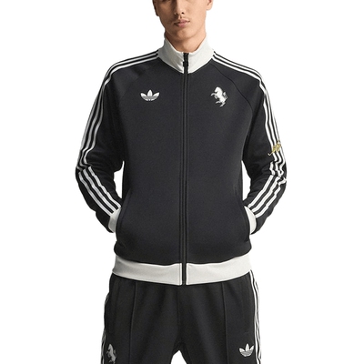 adidas阿迪达斯尤文图斯足球外套春男TRACK TOP针织夹克 KB4452