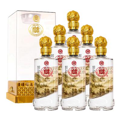 白水杜康酒500ml*6U50山水情52度