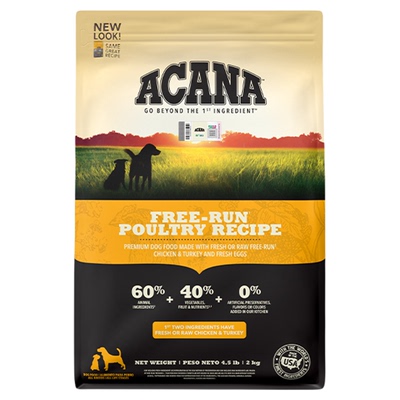 爱肯拿草原家禽犬粮2/6/11.4kg