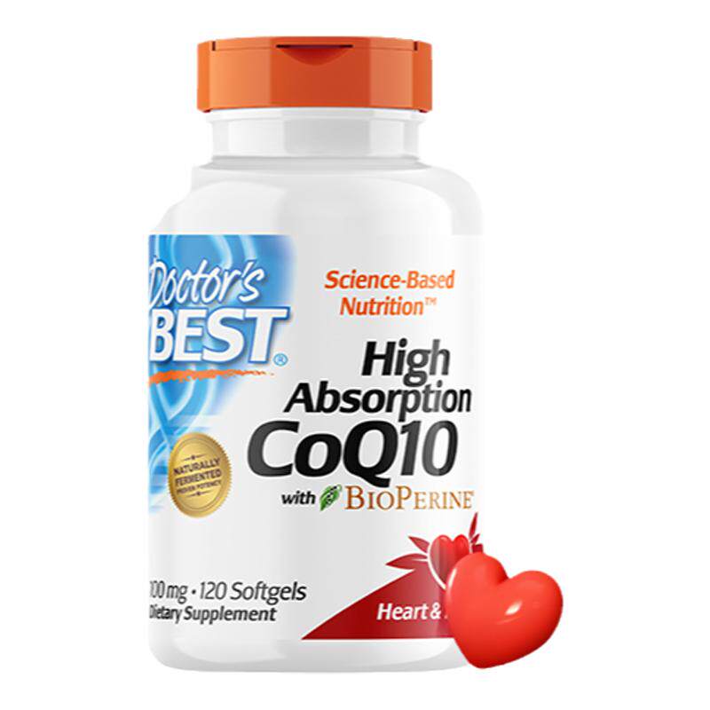 【官方百亿】Doctor's best多特倍斯高吸收辅酶q10保护心脏金达威