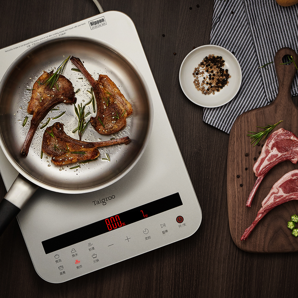 taigroo钛古电磁炉 IC-A2102裸机红_taigroo电磁灶具_太平洋家居网产品库