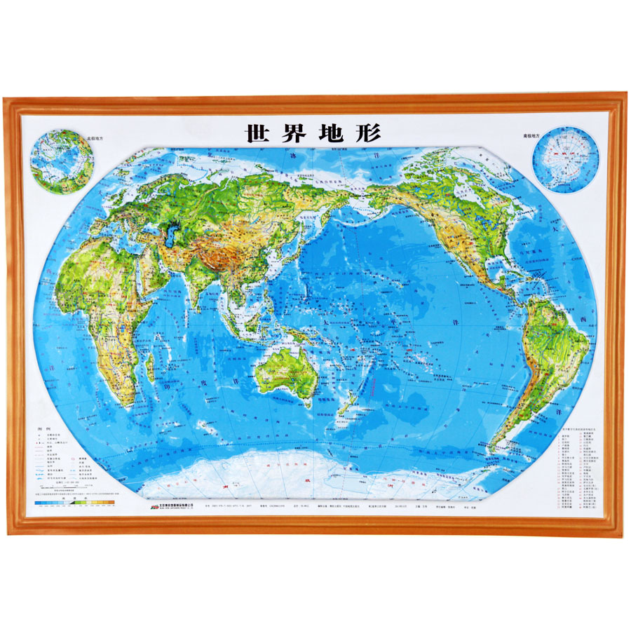 世界地形地图地理-千图网