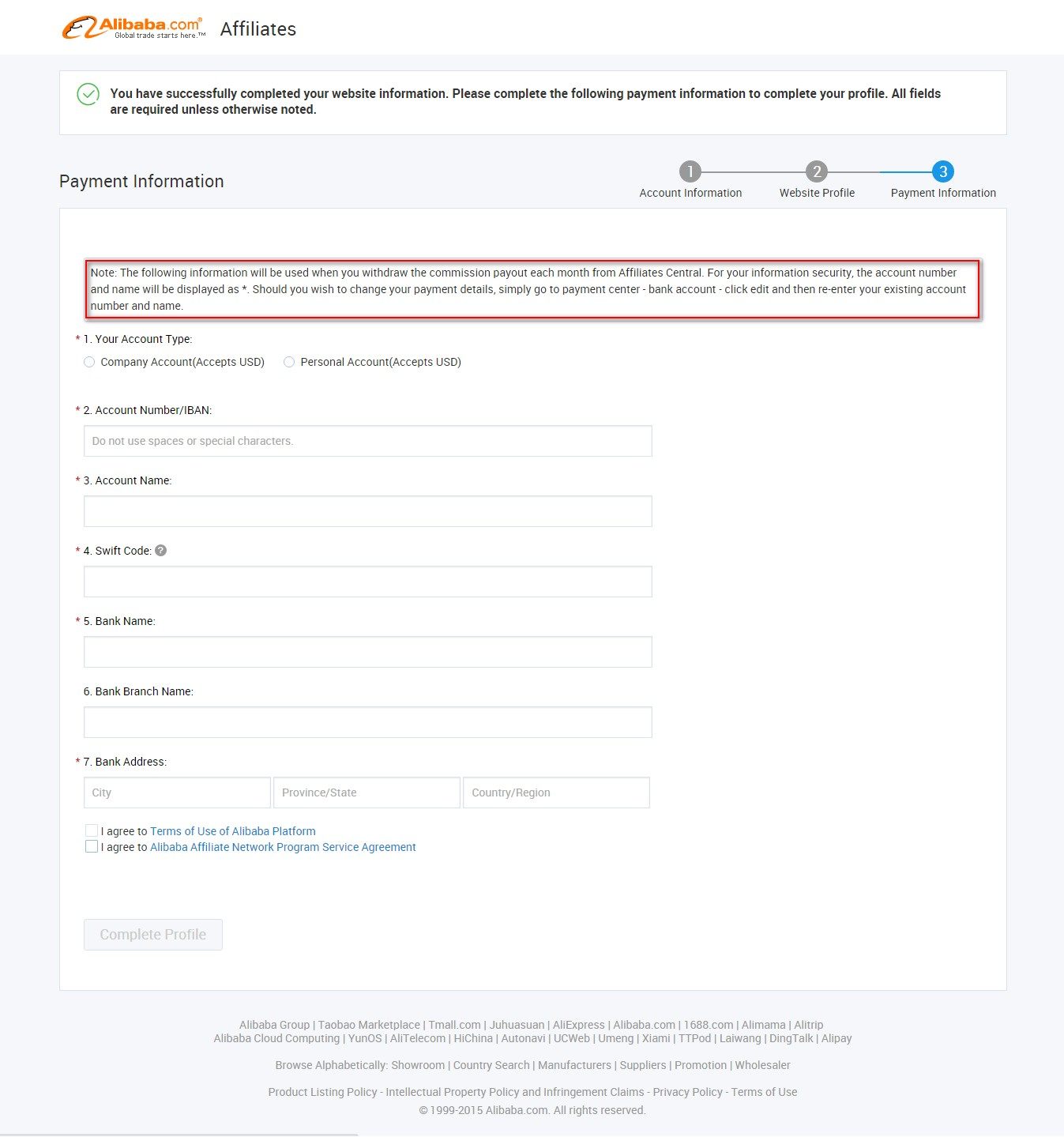 Alibaba Affiliates Help Center