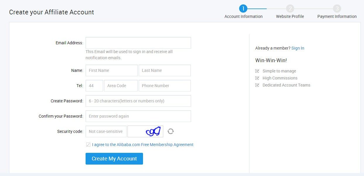 Alibaba Affiliates Help Center