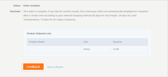 Order Complete